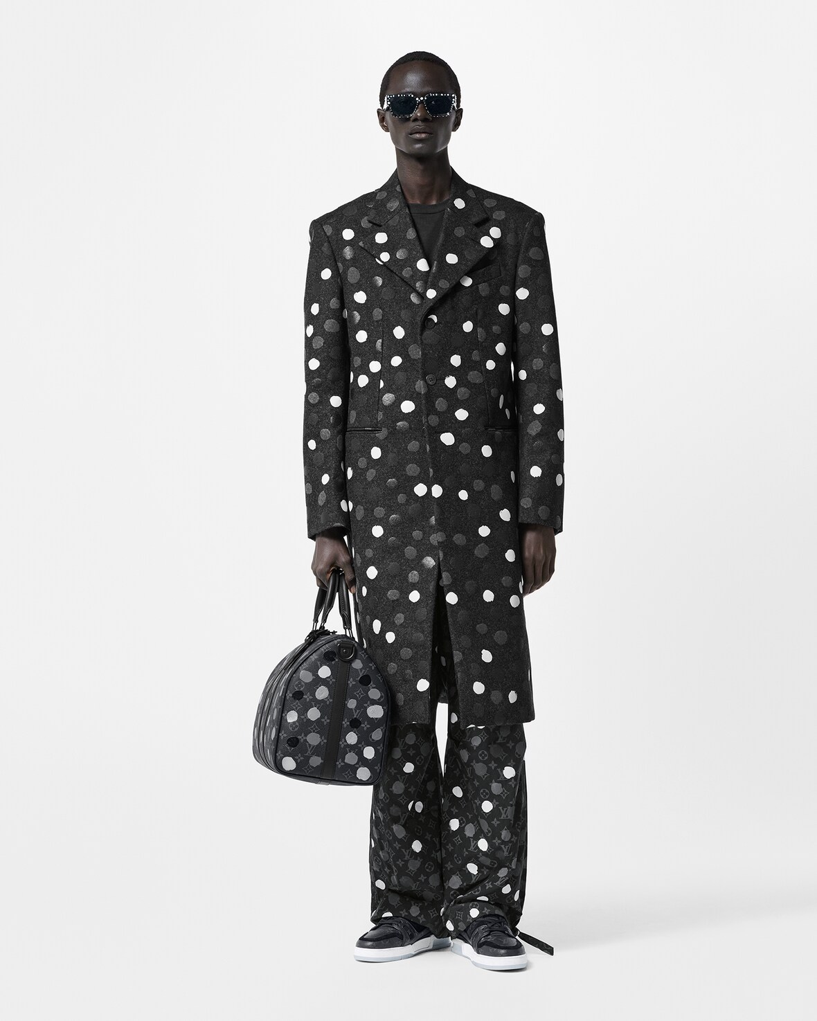 LV x YK Monogram Painted Dots Cargo Pants - Men - Ready-to-Wear | LOUIS VUITTON